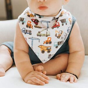 Copper Pearl Baby Bandana Drool Bibs for Drooling and Teething 4 Pack Gift Set Diesel, Soft Set of Cloth Bandana Bibs for Any Baby Girl or Boy, Cute Registry Ideas for Baby Shower Gifts