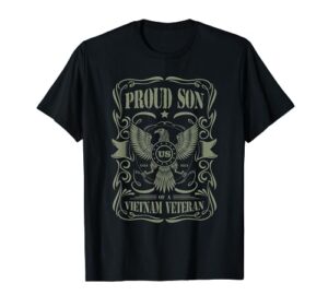 proud son of a vietnam veteran t-shirt