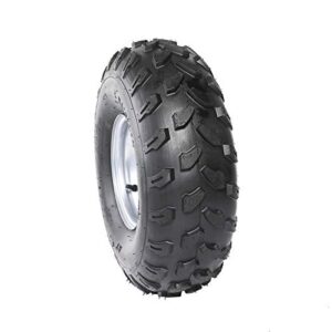 TDPRO 2x Front 19x7-8 & 2x Rear 18X9.5-8 Tubeless Tire With Rim for ATV Go Kart Quad Bike 4 Wheelers