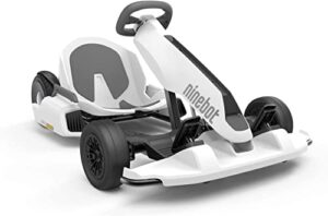 segway ninebot s (white) and gokart drift kit bundle