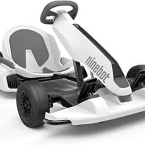 Segway Ninebot S (White) and GoKart Drift Kit Bundle