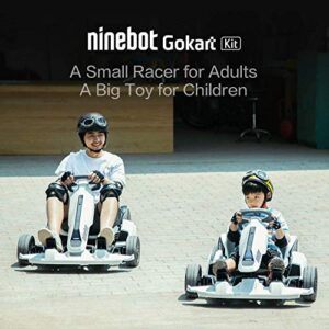 Segway Ninebot S (White) and GoKart Drift Kit Bundle