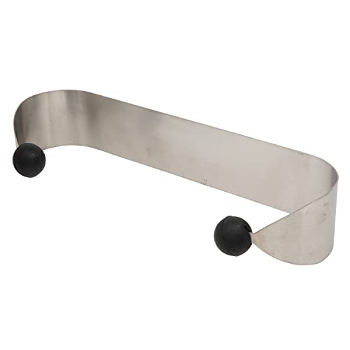 Wood Grip | Contemporary Paper Towel Holder Under Cabinet | Paper Towel Holder Countertop (Satin Nickel)