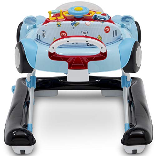 Delta Children First Race 2-in-1 Walker, Blue