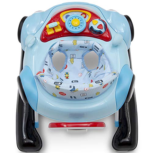 Delta Children First Race 2-in-1 Walker, Blue