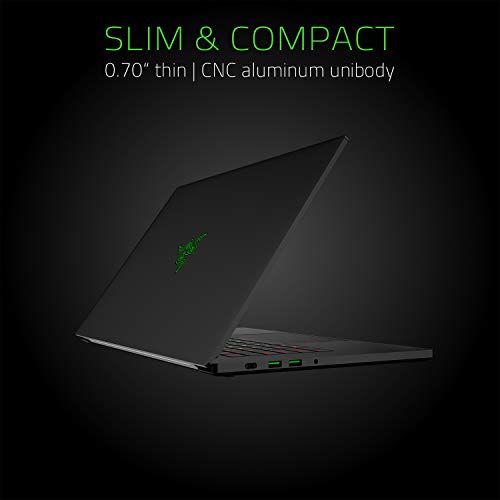 Razer Blade 15 Gaming Laptop 2019: Intel Core i7-9750H 6 Core, NVIDIA GeForce RTX 2070 Max-Q, 15.6" FHD 1080p 240Hz, 16GB RAM, 512GB SSD, CNC Aluminum, Chroma RGB Lighting, Thunderbolt 3