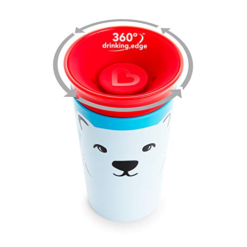 Munchkin® Miracle® 360 WildLove Sippy Cup, 9 Oz, Polar Bear