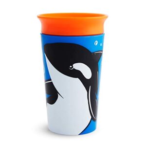 munchkin® miracle® 360 wildlove sippy cup, 9 oz, orca, 1 pack