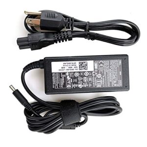 new dell original laptop charger 65w watt 4.5mm tip ac power adapter(power supply) with power cord for inspiron 13 14 15,3000 5000 7000 series,5558 5755 3147 7348-2in1 5555 5559,0g6j41 0mgjn