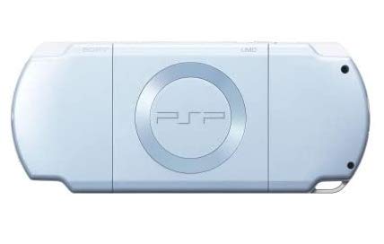 Sony Playstation Portable (PSP) 2000 Series Handheld Gaming Console System (Pearl Baby Blue)(Renewed)