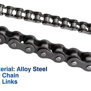 420 Motorcycle Chain - 420 Standard Roller Chain 132 Link + Chain Breaker for 110cc 125cc Dirt Pit Bike ATV Quad Go Kart Scooter Mini Bike