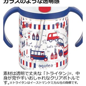 Richell Aqulea Outing Straw Mug 320ml Pink