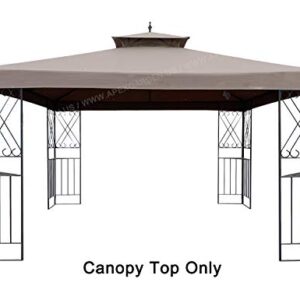 APEX GARDEN Replacement Canopy Top for 10' x 12' Monterey Gazebo #L-GZ288PST-4H / L-GZ288PST-4D