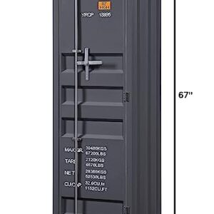 ACME Cargo Wardrobe (Single Door) - - Gunmetal