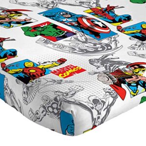 Jay Franco Comics Avengers Good Guys 4 Piece Twin Bed Set (Offical Marvel Product)