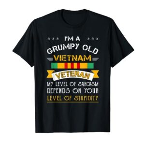 Grumpy Old Vietnam Veteran T Shirt