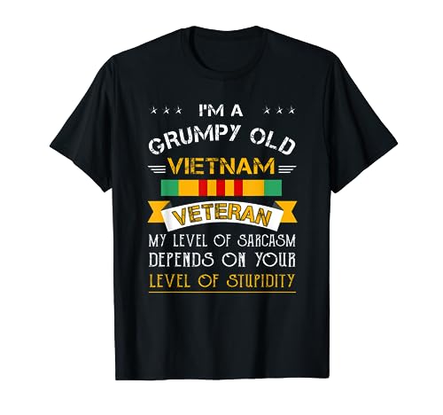 Grumpy Old Vietnam Veteran T Shirt