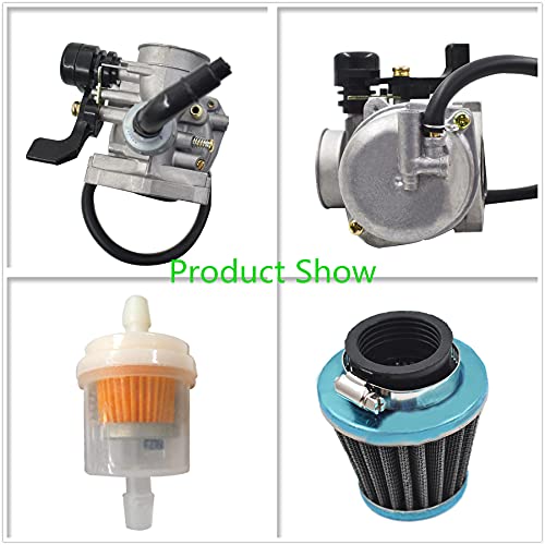 PZ19 Carburetor 50cc 70cc 90cc 110cc 125cc Replacement for ATV Dirt Bike Go Kart with Air Filter