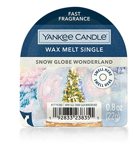 Yankee Candle Snow Globe Wonderland Fast Fragrance .8 oz Tarts Wax Melts Singles