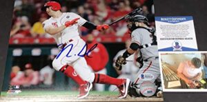 nick senzel cincinnati reds autographed signed 8x10 beckett witness coa