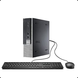 dell optiplex 9020 ultra small tiny desktop micro computer pc (intel core i7-4770s, 16gb ram, 512gb solid state ssd, wifi, bluetooth, hdmi win 10 pro (renewed)