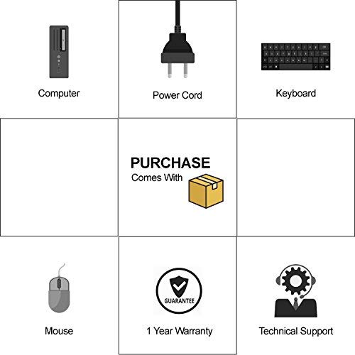 HP Business Desktop ProDesk 600 G3 SFF Computer - Intel Core i5-6500 3.2GHz / 16GB RAM / 512GB SSD/Windows 10 Professional (Renewed)