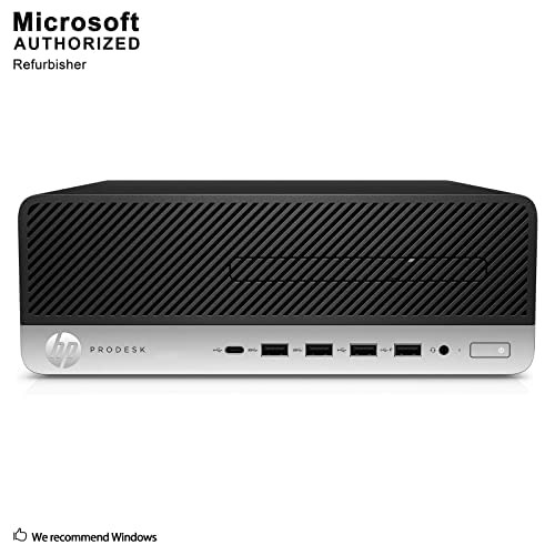 HP Business Desktop ProDesk 600 G3 SFF Computer - Intel Core i5-6500 3.2GHz / 16GB RAM / 512GB SSD/Windows 10 Professional (Renewed)