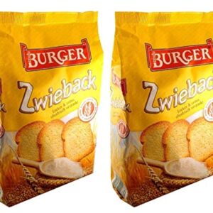 Burger Zwieback Rusk Bread From Germany Pack of 2