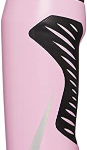 Nike Unisex's HYPERFUEL Water Bottle, Pink Rise/Black/Black/IRID, One size