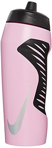 Nike Unisex's HYPERFUEL Water Bottle, Pink Rise/Black/Black/IRID, One size