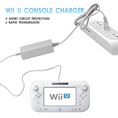 Xahpower Charger for Wii U Gamepad AC Power Adapter Charger for Nintendo Wii U Gamepad Remote Controller