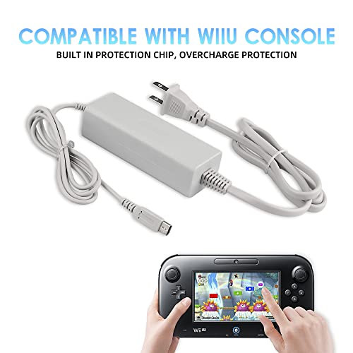 Xahpower Charger for Wii U Gamepad AC Power Adapter Charger for Nintendo Wii U Gamepad Remote Controller