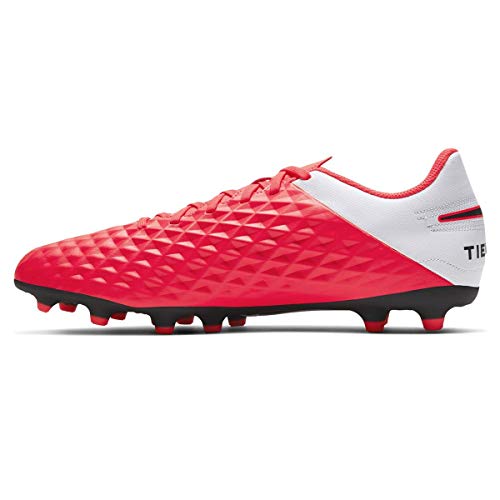 Nike Legend 8 Club Men's Firm Ground Soccer Cleats (Laser Crimson/Black-White, Numeric_6)