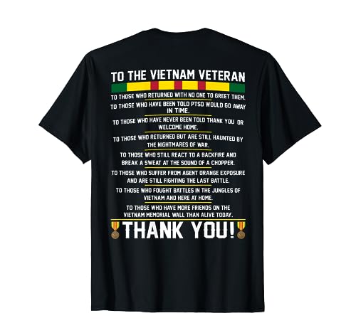 Mens Thank You To The Vietnam Veterans - Gift Tee