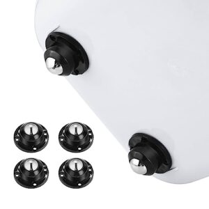 360° rotation without blind angle swivel small caster wheels - upgrade your appliances with self adhesive caster wheels - set of 4 mini wheels for easy movement and maneuverability on any surface