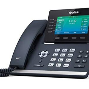 Yealink SIP-T54W IP Touch Screen SIP Phone - Global Teck Bundle with Power Supply and Global Teck Microfiber Cloth (Yealink T54W SIP Phone - Basic Bundle)