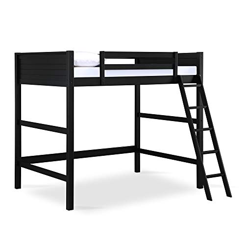 DHP Denver Full Size Loft, Black bed