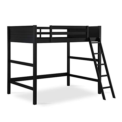 DHP Denver Full Size Loft, Black bed