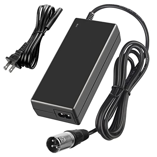 Fancy Buying 44V Charger for 36V 1.5A Battery Razor MX500 MX650, GT GT750, Izip I600 I750 I1000 Mongoose M750 Electric Scooter with 3-Pin Male XLR Connector