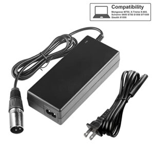 Fancy Buying 44V Charger for 36V 1.5A Battery Razor MX500 MX650, GT GT750, Izip I600 I750 I1000 Mongoose M750 Electric Scooter with 3-Pin Male XLR Connector