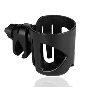 accmor universal wheelchair cup holder, walker cup holder, rollator cup holder, bottle holder for wheelchair, walker, rollator, mobility scooter, walker wheelchair accessories,black