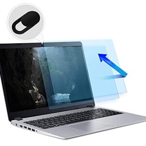 iKammo 2 Pack 14 Inch Laptop Screen Protector Anti Blue Light Anti Glare for Dell Latitude 14/ Dell Inspiron 14/ Lenovo IdeaPad 3 14"/ HP Pavilion/Chromebook 14/ Stream 14/ Probook with Webcam Cover