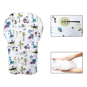 High Chair Pad,highchair seat, highchair Cushion, seat Pad，Soft and Comfortable, Light and Breathable, Cute Patterns, Make The Baby More Comfortable(Jungle Animal Pattern)