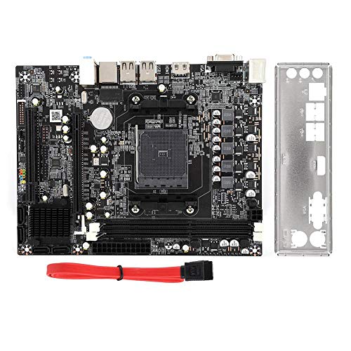 Desktop PC Motherboard,FM2/FM2+CPU Interface Design Dual Channel DDR3 Computer Mainboard Support for AMD A10/A8/A6/A4/Athlon Full Range of Graphics Chip for APU Core Graphics