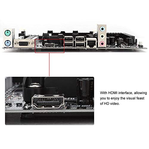 Desktop PC Motherboard,FM2/FM2+CPU Interface Design Dual Channel DDR3 Computer Mainboard Support for AMD A10/A8/A6/A4/Athlon Full Range of Graphics Chip for APU Core Graphics