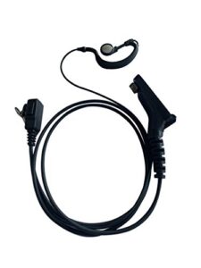 earpiece and microphone headset for motorola xpr 6350 xpr 6550 xpr 6300 xpr 6580 xpr 7550 apx 6000 apx 4000 apx 7000 apx 7000xe apx 8000 two-way radios