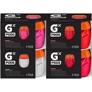 gatorade gx hydration system, non-slip gx squeeze bottles & gx sports drink concentrate pods