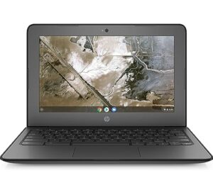 hp chromebook 11a g6 11.6 inch education edition laptop amd a4-9120c 4gb ddr4 ram 16gb emmc computer storage amd radeon r4 graphics chromeos usb c microsd card reader wifi bluetooth - gray (renewed)