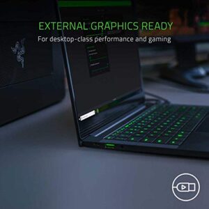 Razer Blade Stealth 13 Ultrabook Gaming Laptop: Intel Core i7-1065G7 4 Core, NVIDIA GeForce GTX 1650 Max-Q, 13.3" UHD 4K 60Hz, 16GB RAM, 512GB SSD, CNC Aluminum, Chroma RGB, Thunderbolt 3, Black