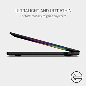 Razer Blade Stealth 13 Ultrabook Gaming Laptop: Intel Core i7-1065G7 4 Core, NVIDIA GeForce GTX 1650 Max-Q, 13.3" UHD 4K 60Hz, 16GB RAM, 512GB SSD, CNC Aluminum, Chroma RGB, Thunderbolt 3, Black